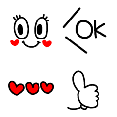 Simple Emoji with animation 1 – Emotikon LINE | LINE STORE