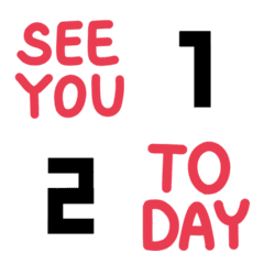 Date and Words – LINE Emoji | LINE STORE