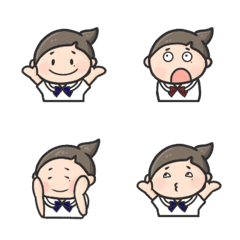 Moi-chan's school... | 路兒-LINE貼圖代購網 | 計畫關站請儘速使用餘額