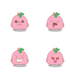 Pink chana – LINE Emoji | LINE STORE