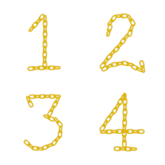 Number Chain – LINE表情貼 | LINE STORE