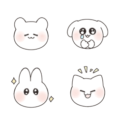 - round animals - – LINE表情貼 | LINE STORE