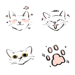 Foodie Meow:Mochi Meow – LINE Emoji | LINE STORE