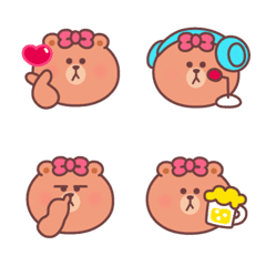 Fat & Cute CHOCO Emoji – LINE Emoji | LINE STORE