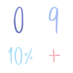 Numbers Percent and Symbols – LINE Emoji | LINE STORE