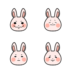 SMILE usagi – LINE Emoji | LINE STORE