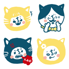 Buchi neko – LINE Emoji | LINE STORE