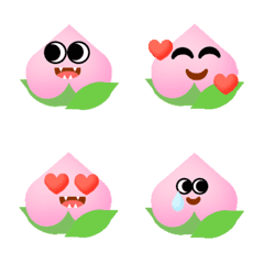 Hi peach CC Emoji – LINE表情貼 | LINE STORE