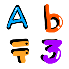 ABCD-abcd – LINE Emoji | LINE STORE