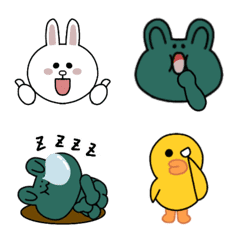 It is a campaign participation emoji – Emotikon LINE | LINE STORE