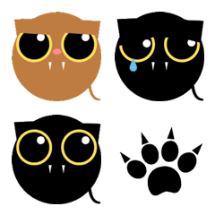 cat emoji okkun – LINE อิโมจิ | LINE STORE