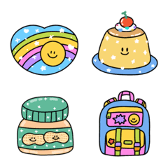 emoji cute cute 2 :) – LINE表情貼 | LINE STORE
