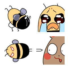 Bee bee & sugar – LINE Emoji | LINE STORE