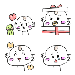(rewrite)baby&bird. – LINE Emoji | LINE STORE