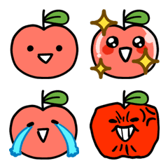 Apple-chan – LINE Emoji | LINE STORE