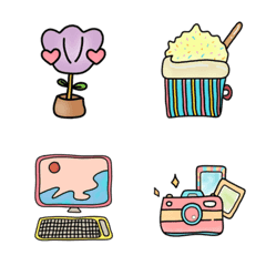 Daily Time Emoji – LINE Emoji | LINE STORE