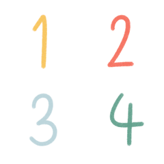 123 & ABC Emoji - LINE絵文字 | LINE STORE