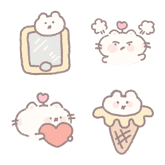 Cute cat emoji ;) – LINE Emoji | LINE STORE