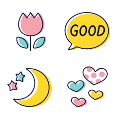 Fluffy and cute emoji 11 | Yabe-LINE貼圖代購 | 台灣No.1，最便宜高效率的代購網