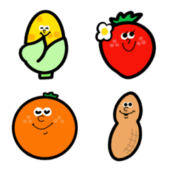 vegetable and fruits Emoji – Emotikon LINE | LINE STORE