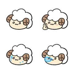 Hitsujisan(Mr.sheep) – LINE表情貼 | LINE STORE