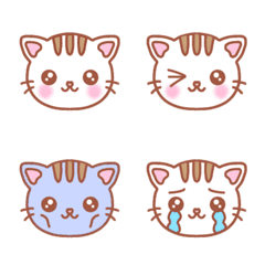 Cat Emoji [Basics] – LINE表情貼 | LINE STORE