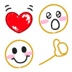 Emoji Lucu & Sederhana - Animasi - – Emotikon LINE | LINE STORE