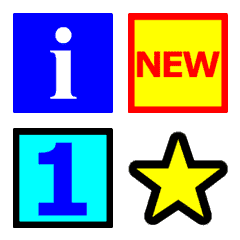 Blinking icon emoji for notifications – LINE Emoji | LINE STORE