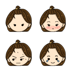 Ting : Cool girl Emoji – LINE表情貼 | LINE STORE