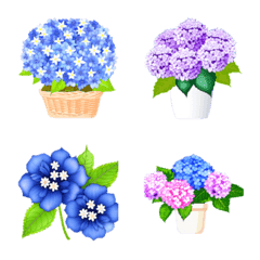 Hydrangea flower photo emoji – LINE Emoji | LINE STORE