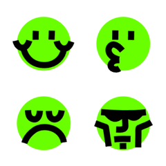 Simple green - LINE絵文字 | LINE STORE