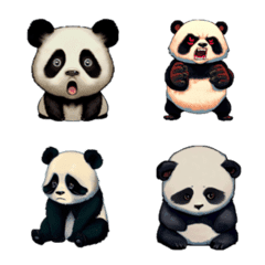 Panda's Emotions, sorrows and joys (9) – LINE Emoji | LINE STORE