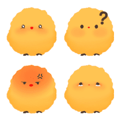 Cute chubby nugget – LINE表情貼 | LINE STORE