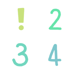 Cutest Number – LINE Emoji | LINE STORE