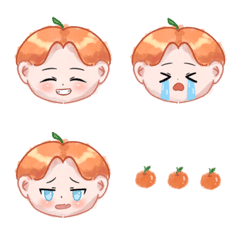 HIHI orange'boy – LINE Emoji | LINE STORE