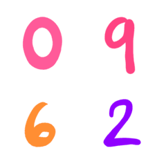 EmojiNumber 0-9 – LINE Emoji | LINE STORE