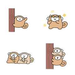 My friend monkey – LINE Emoji | LINE STORE