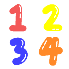 Numbers 1234 - LINE絵文字 | LINE STORE