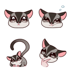 Wu-Bao the Sugar glider – LINE Emoji | LINE STORE