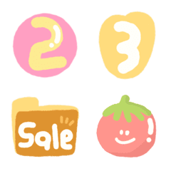 Cutety number – LINE Emoji | LINE STORE