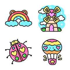 Bright day in my garden (by swalk.th) – LINE表情貼 | LINE STORE