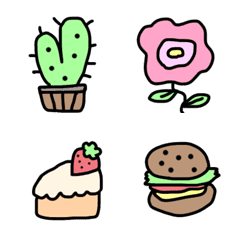 simple and cute 2 – LINE表情貼 | LINE STORE