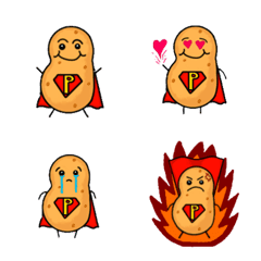 Super Potato - LINE絵文字 | LINE STORE