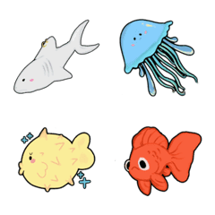 Sea Animalss – LINE Emoji | LINE STORE