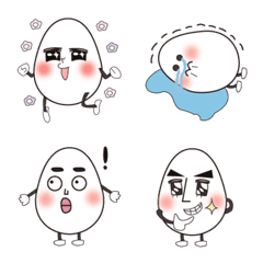 Expressive egg – LINE Emoji | LINE STORE