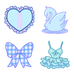 Blue ballet core – LINE表情貼 | LINE STORE