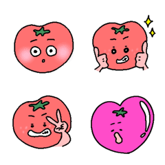 Tomato-chan(Happy vegetables) – LINE อิโมจิ | LINE STORE