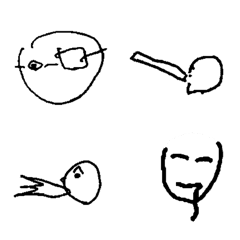 funny drawing emoji – LINE Emoji | LINE STORE