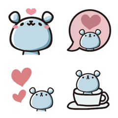 Blue cub emoji – LINE表情貼 | LINE STORE
