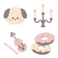 Adult cute three-colored emoji. | Yabe-LINE貼圖代購 | 台灣No.1，最便宜高效率的代購網